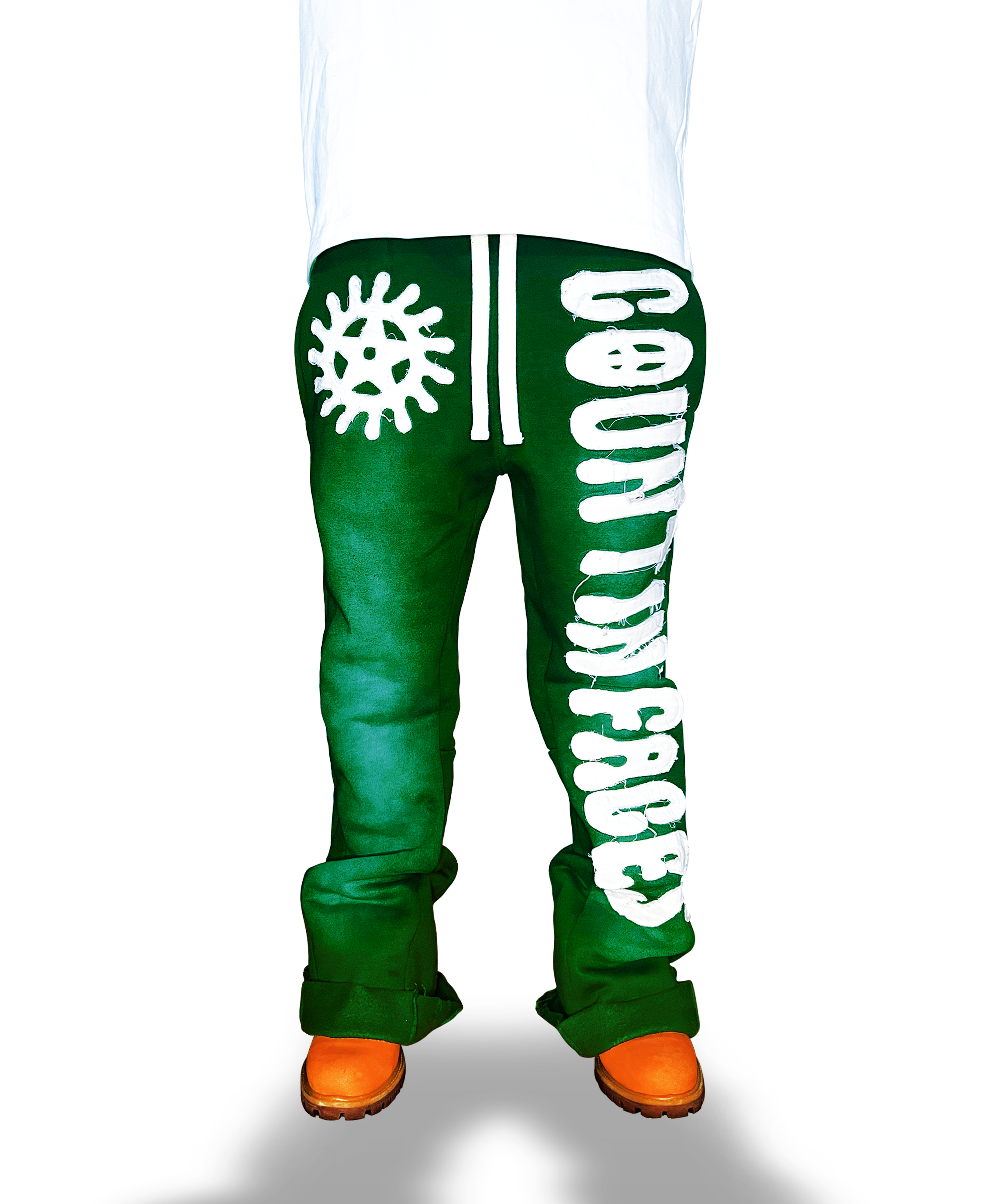 KTP Baggy Flare Sweats "Green" – Countin' Faces